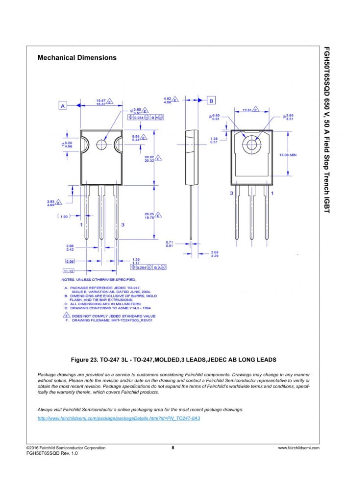 FGH50T65SQD-F155 datasheet page 9