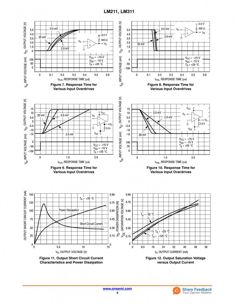 LM211 datasheet page 4