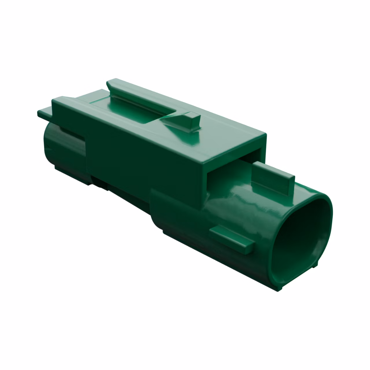 Squba Sealed Plug Assembly with Clipslot, 1.80mm Pitch, Single Row, 2 Circuits, Natural