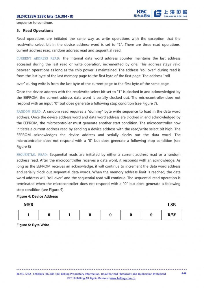 BL24C128A-PARC datasheet page 6