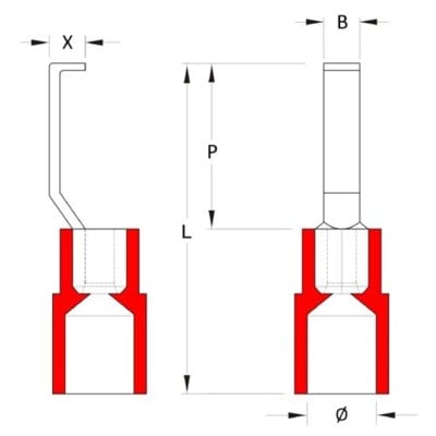 WEIDMULLER 1233330000 Knife Connectors