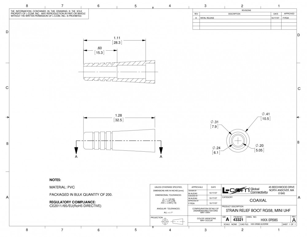 HXX-SR58S technical document preview