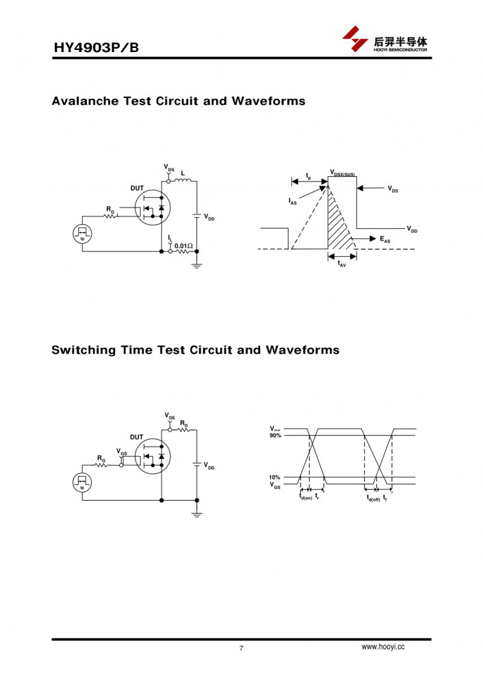 HY4903B datasheet page 7