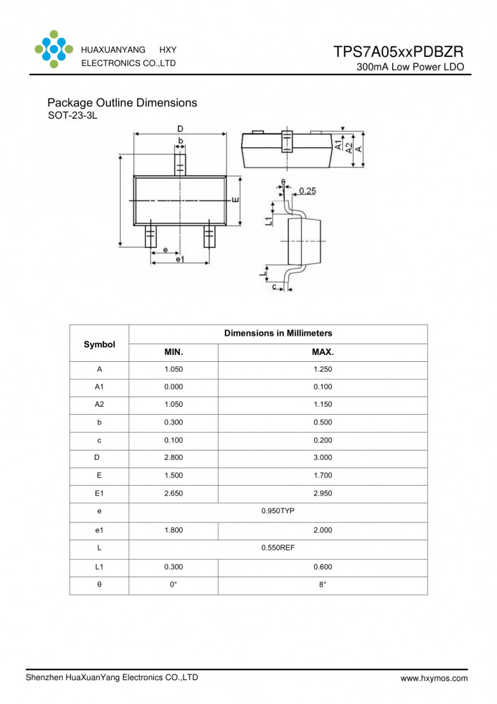 TPS7A0533PDBZR-HXY datasheet page 4