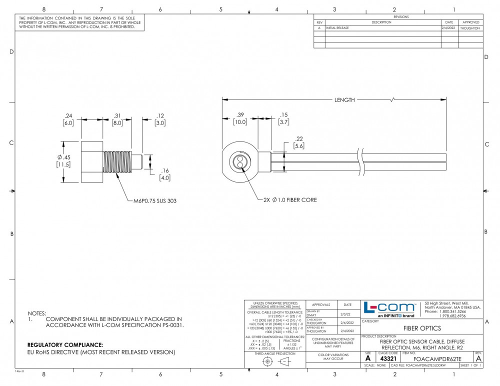 FOACAMPDR62TE technical document preview