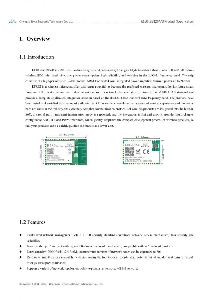 E180-ZG120A datasheet page 3