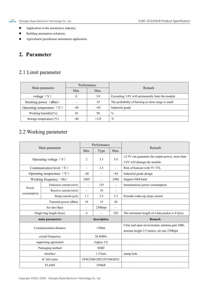 E180-ZG120A datasheet page 6