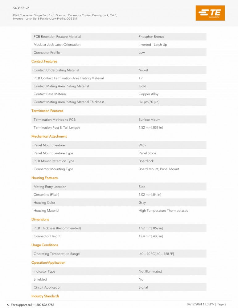 5406721-2 technical document page 2