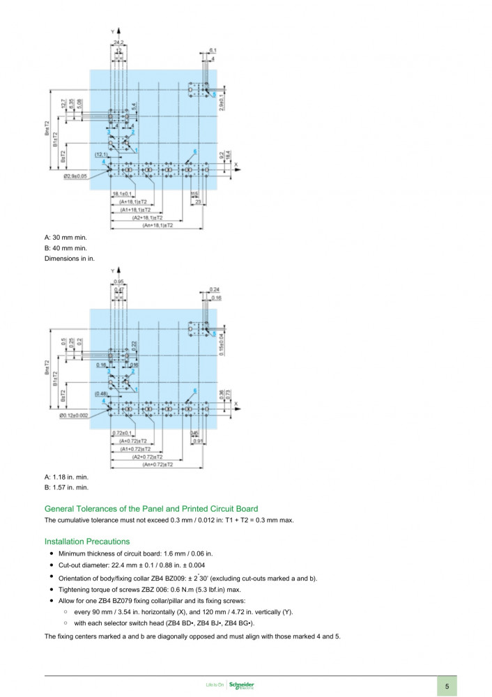 ZB4BA341 technical document page 5