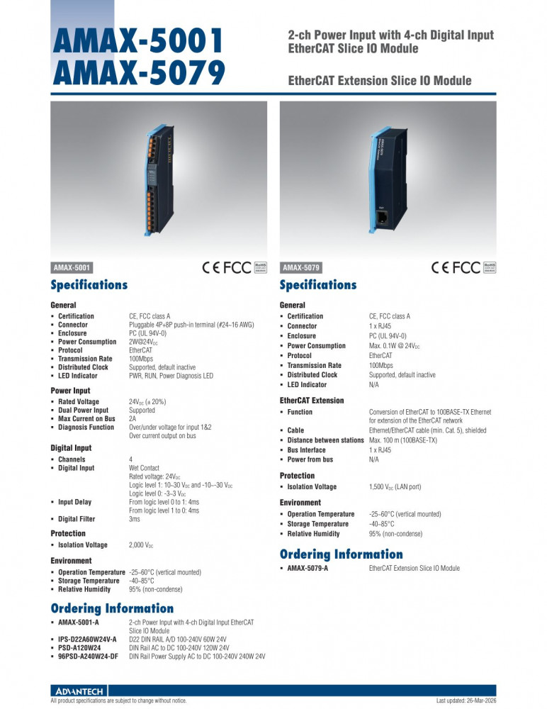 AMAX-5079 product documentation page