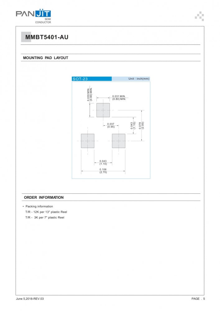 MMBT5401-AU datasheet page 5