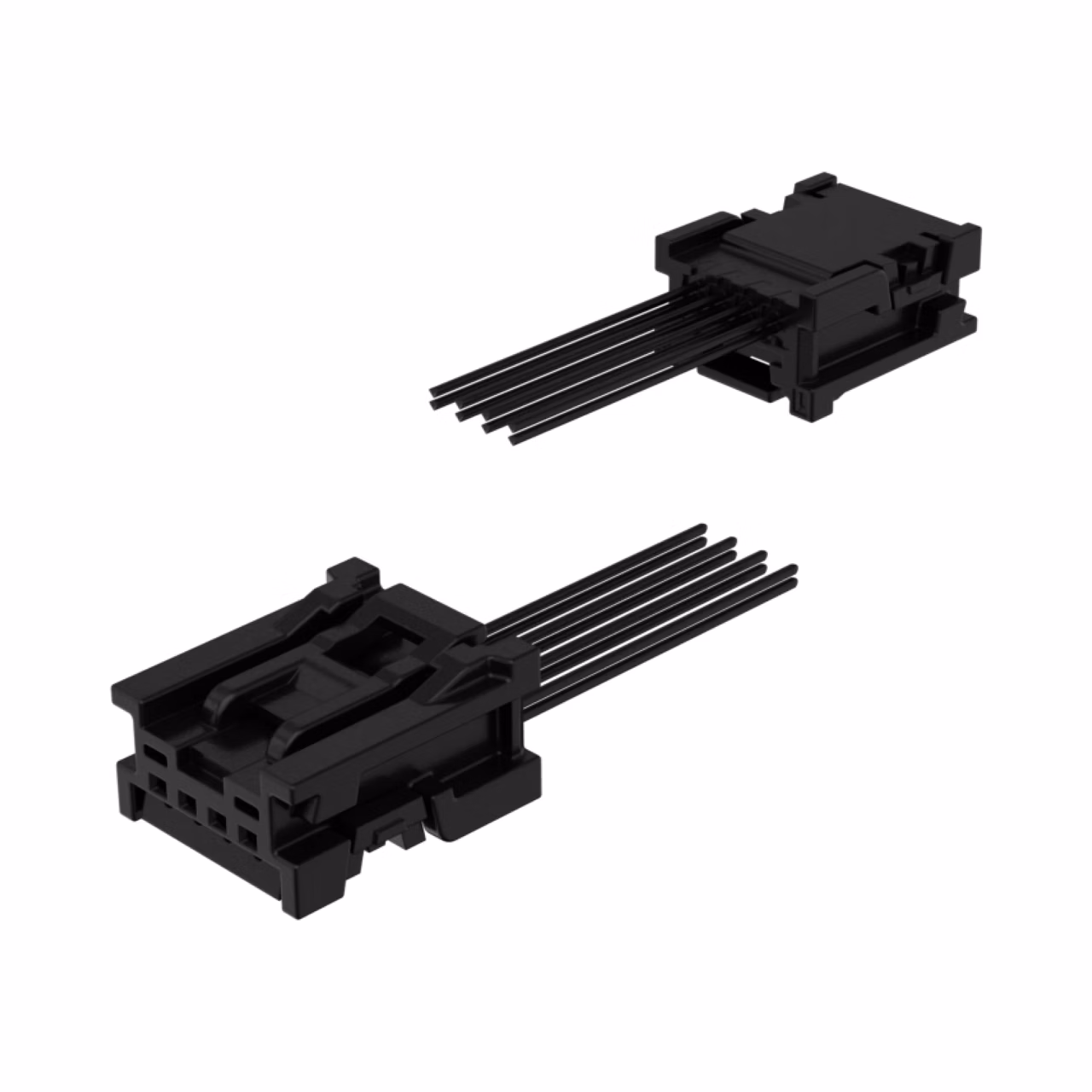 Mini50-to-Mini50 Off-the-Shelf (OTS) Cable Assembly, 2.00mm Pitch, Single Row, 300.00mm Length, 4 Circuits, Black for sale