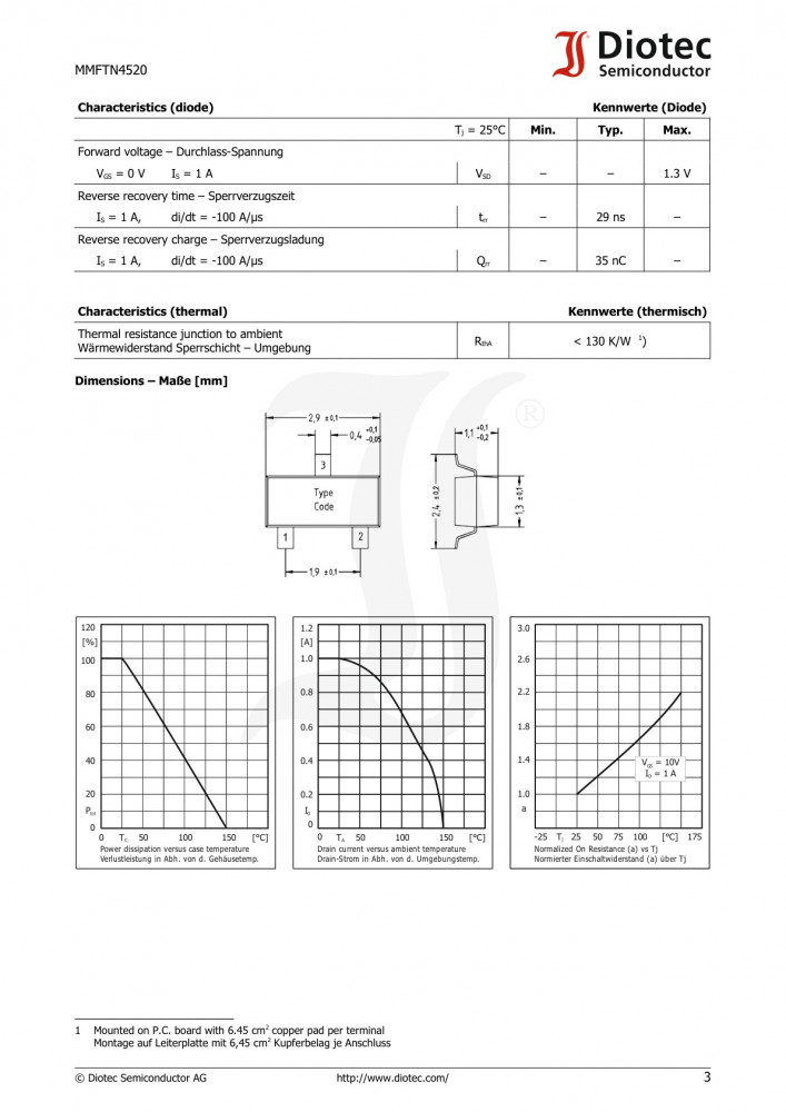 MMFTN4520 datasheet page 3