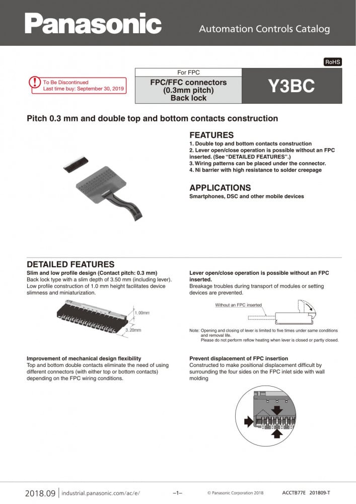 AYF363135 datasheet page 1
