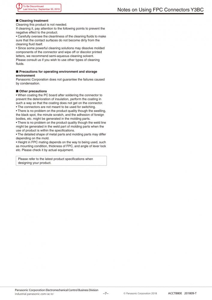 AYF363135 datasheet page 7