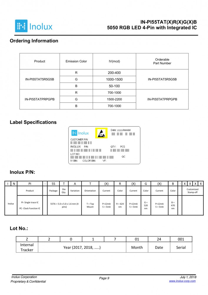 IN-PI55TATPRPGPB datasheet page 9