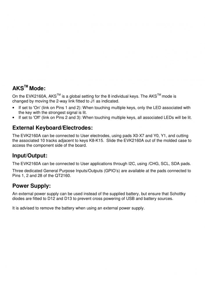 EVK2160A document page 5