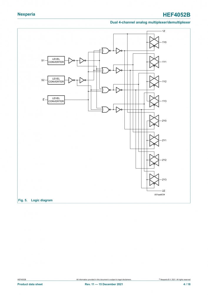 HEF4052B datasheet page 4