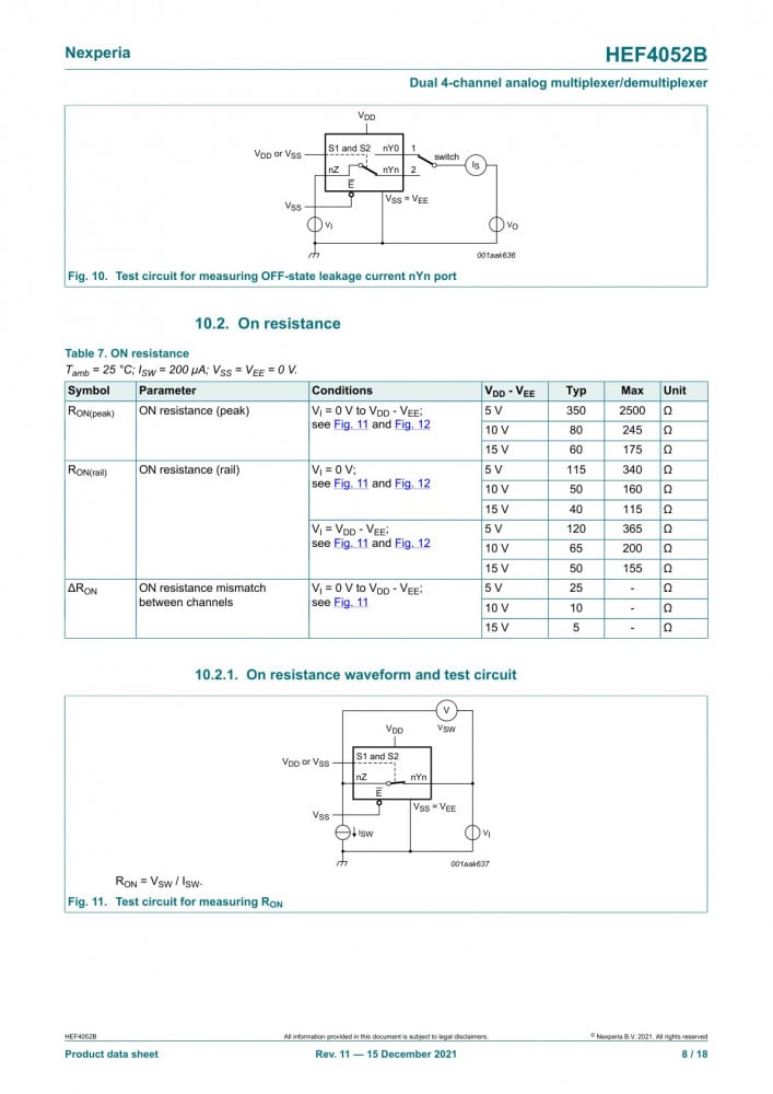HEF4052B datasheet page 8