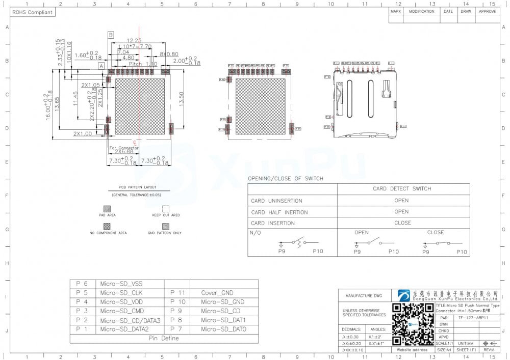 TF-127-ARP11 technical drawing page 2