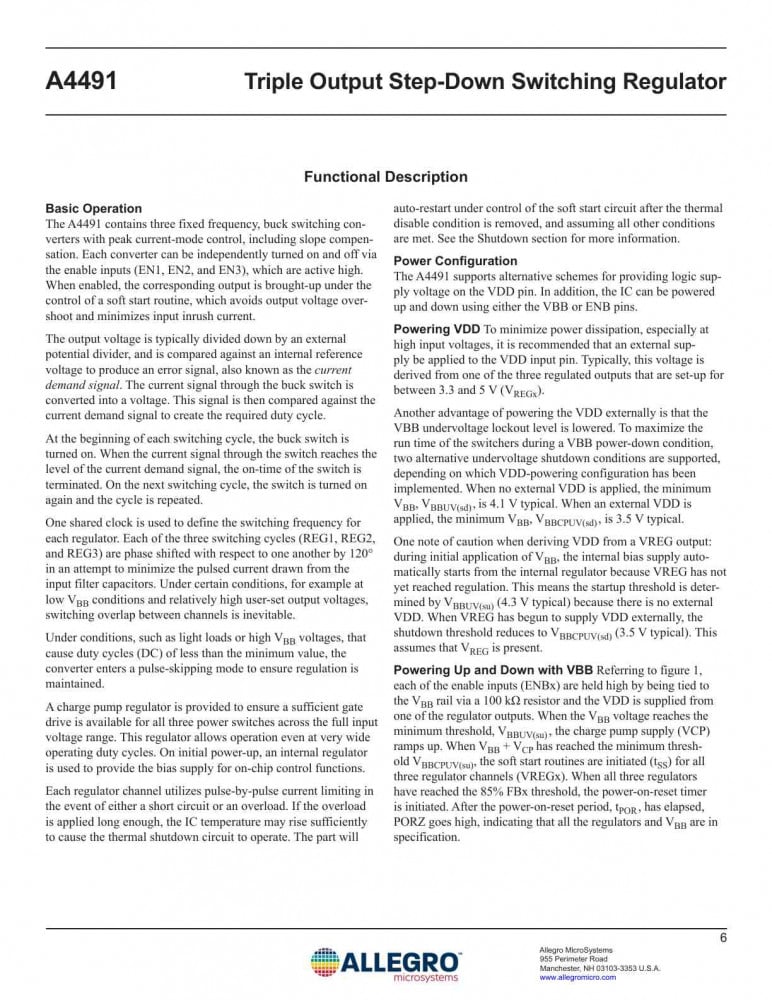A4491 datasheet page 6