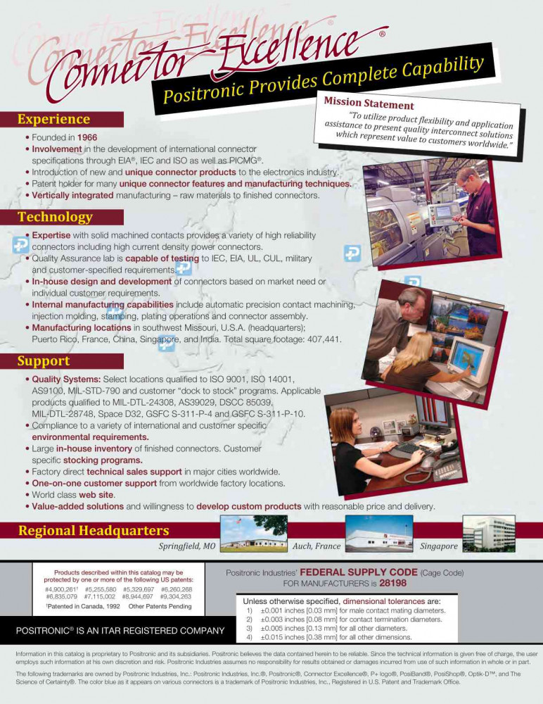 Positronic PCS catalog page 2