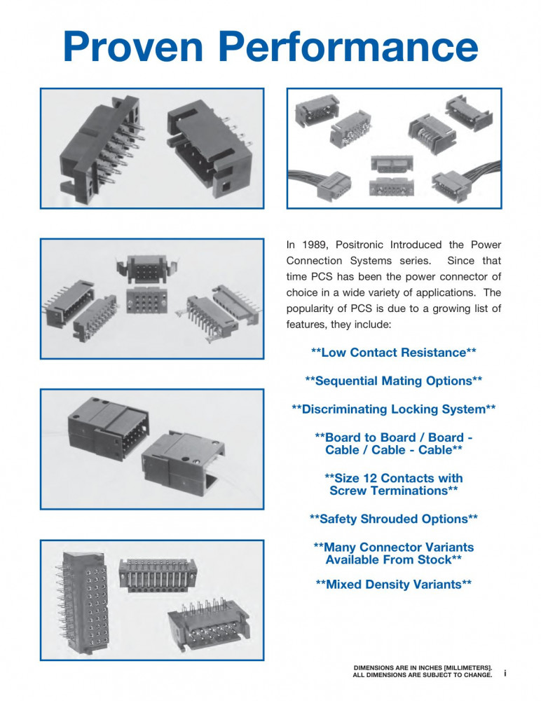 Positronic PCS catalog page 3