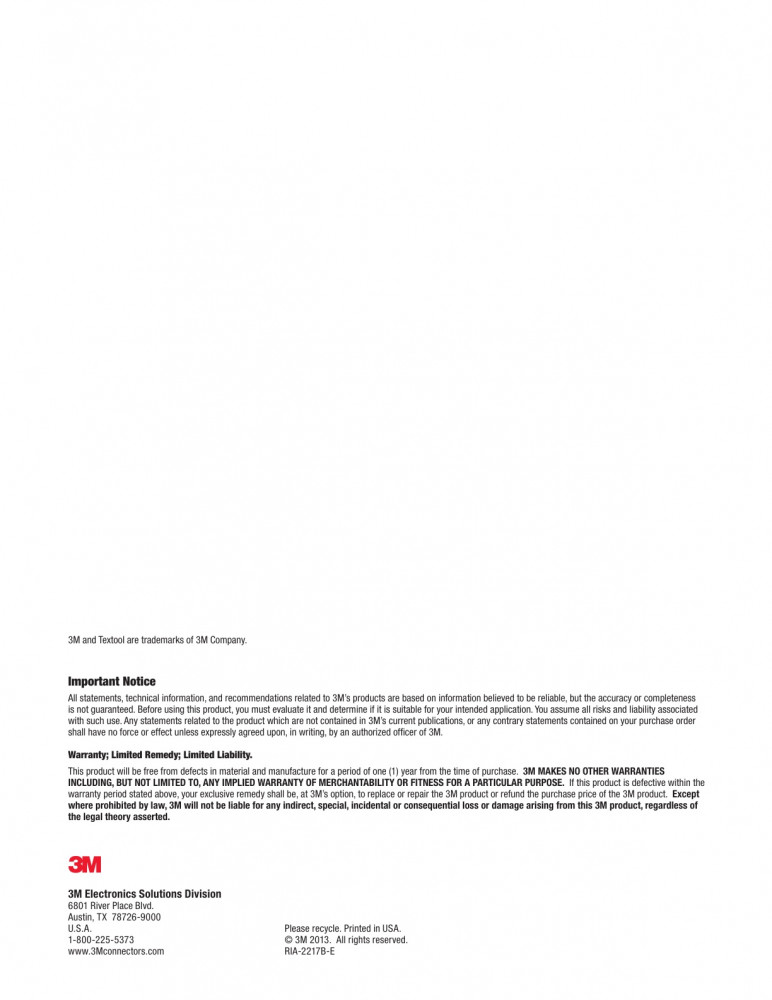 3M 1532 Series datasheet page 3