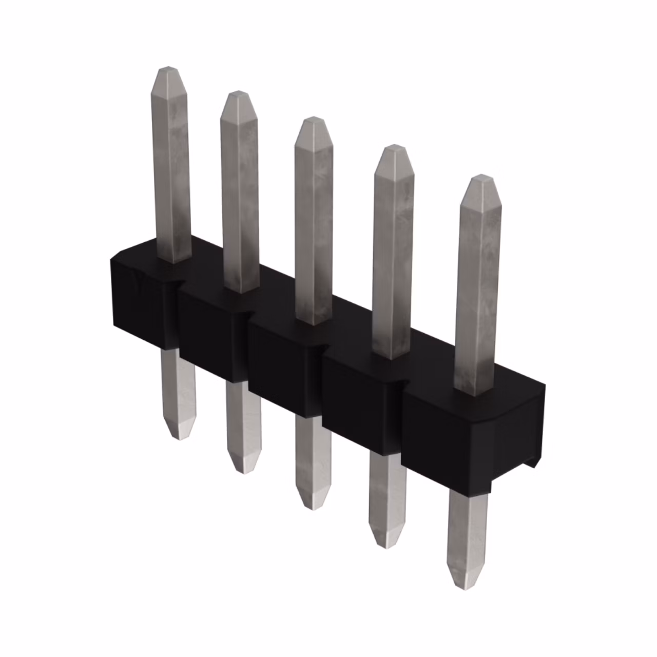 2.00mm Pitch Milli-Grid Header, Vertical, Through Hole, Breakaway, 5 Circuits, 2.50µm Tin (Sn) Plating, Mating Pin Length 4.00mm, Tail Length 2.70mm, Lead-Free for sale