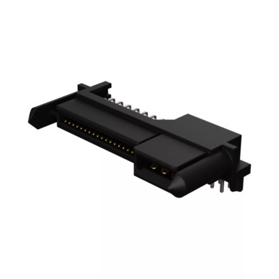 EXTreme LPHPower Receptacle Header, Right-Angle, 2 Power Contacts, 36 Signal Contacts, Select Gold (Au) Plating, for 3.18mm Thick PC Board, with Guide Posts and Press-fit Plastic Pegs for sale