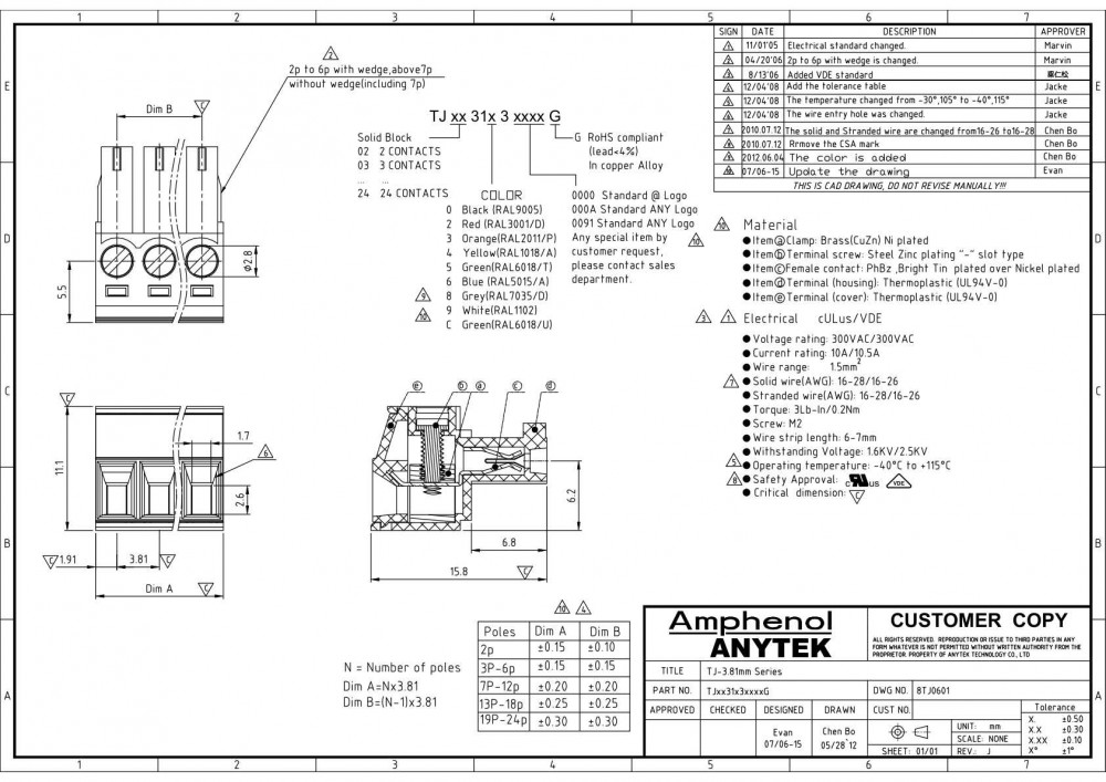 TJ1631530000G technical document preview