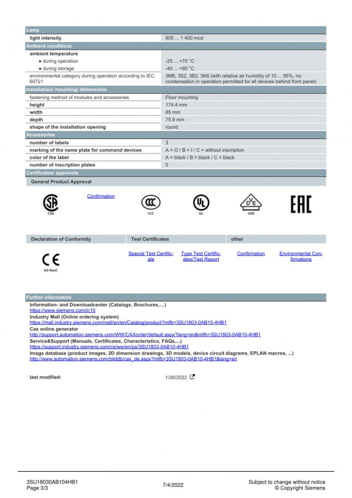 SIEMENS 3SU18030AB104HB1 document page 3