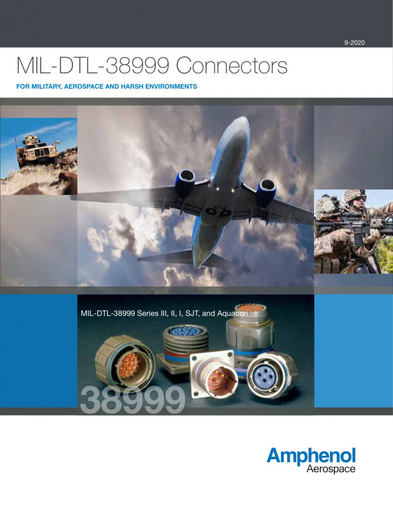 Amphenol MIL-DTL-38999 catalogue page 1