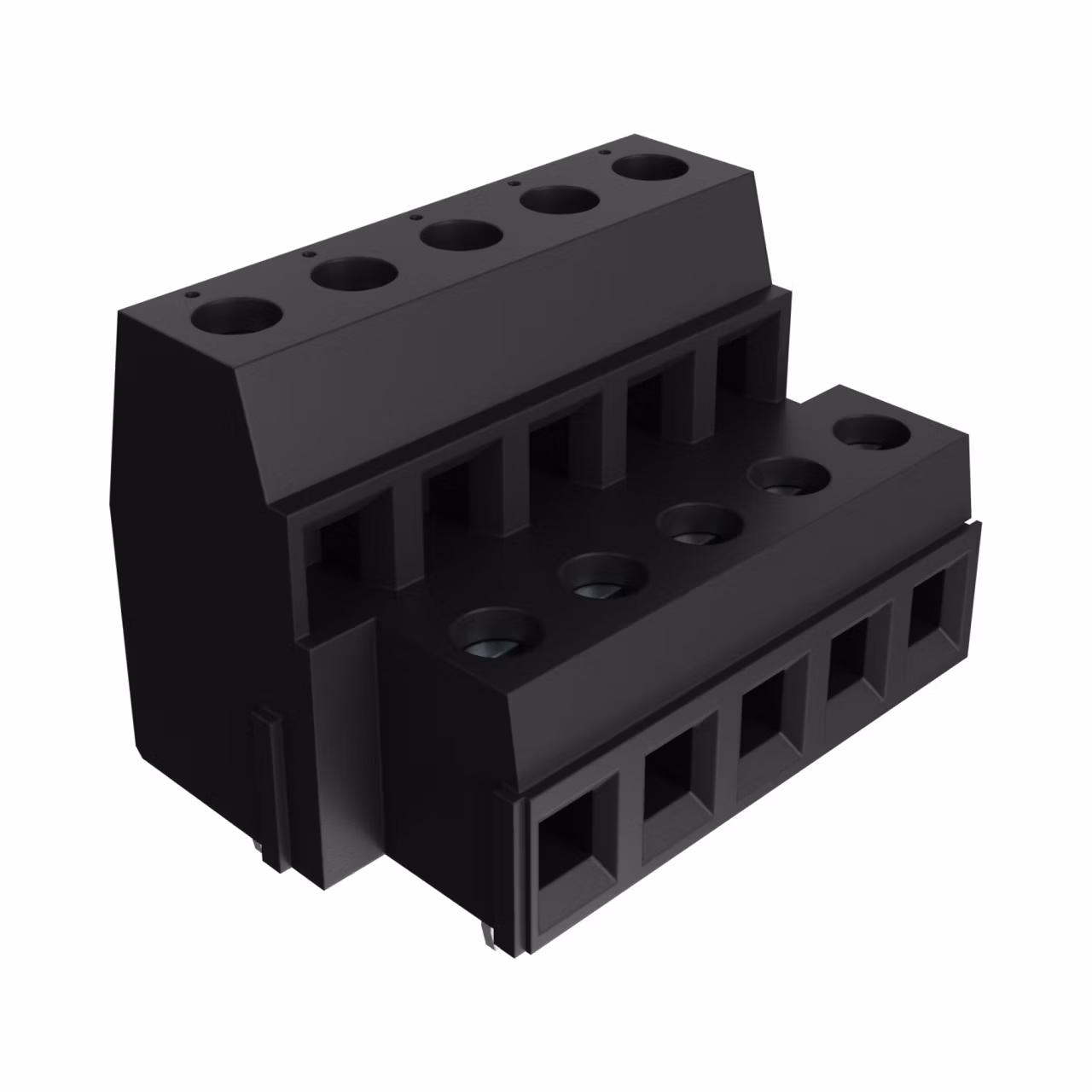 5.08mm Pitch Beau Eurostyle Low Profile, Two Level Terminal Block, Modular, 10 Circuits for sale