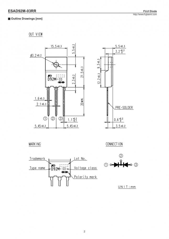 ESAD92M-03RRSC technical document page 2