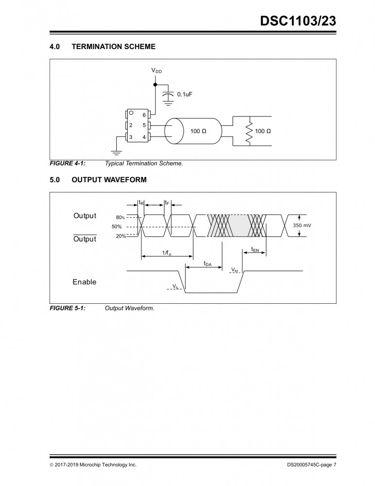DSC1103 and DSC1123 datasheet page 7