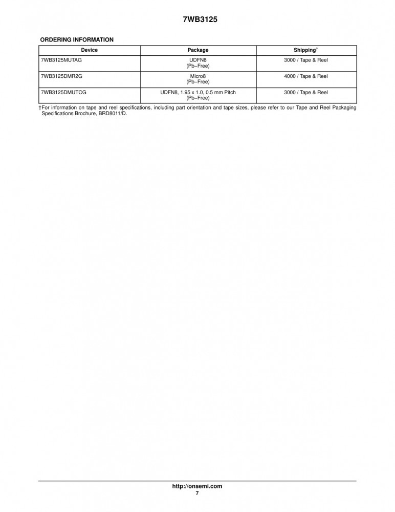 7WB3125 technical document page 8