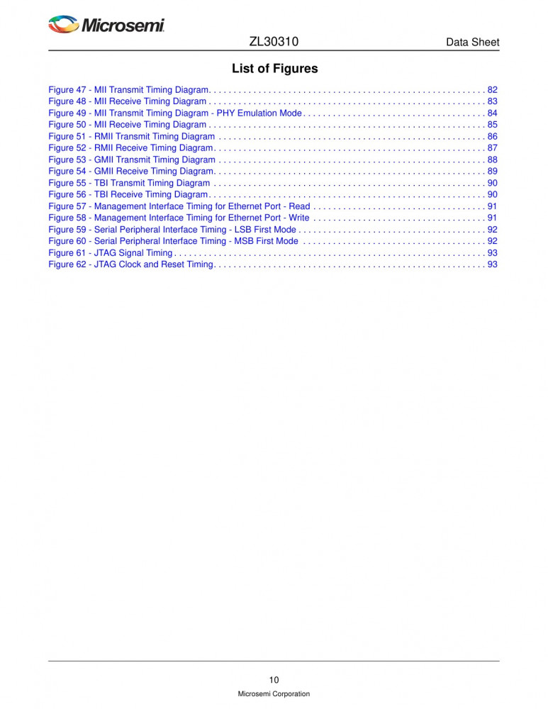 ZL30310 datasheet page 10
