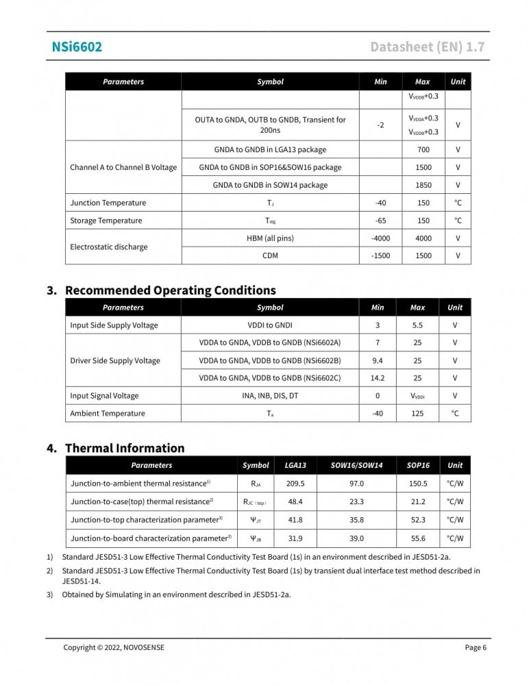 NSI6602 datasheet page 6