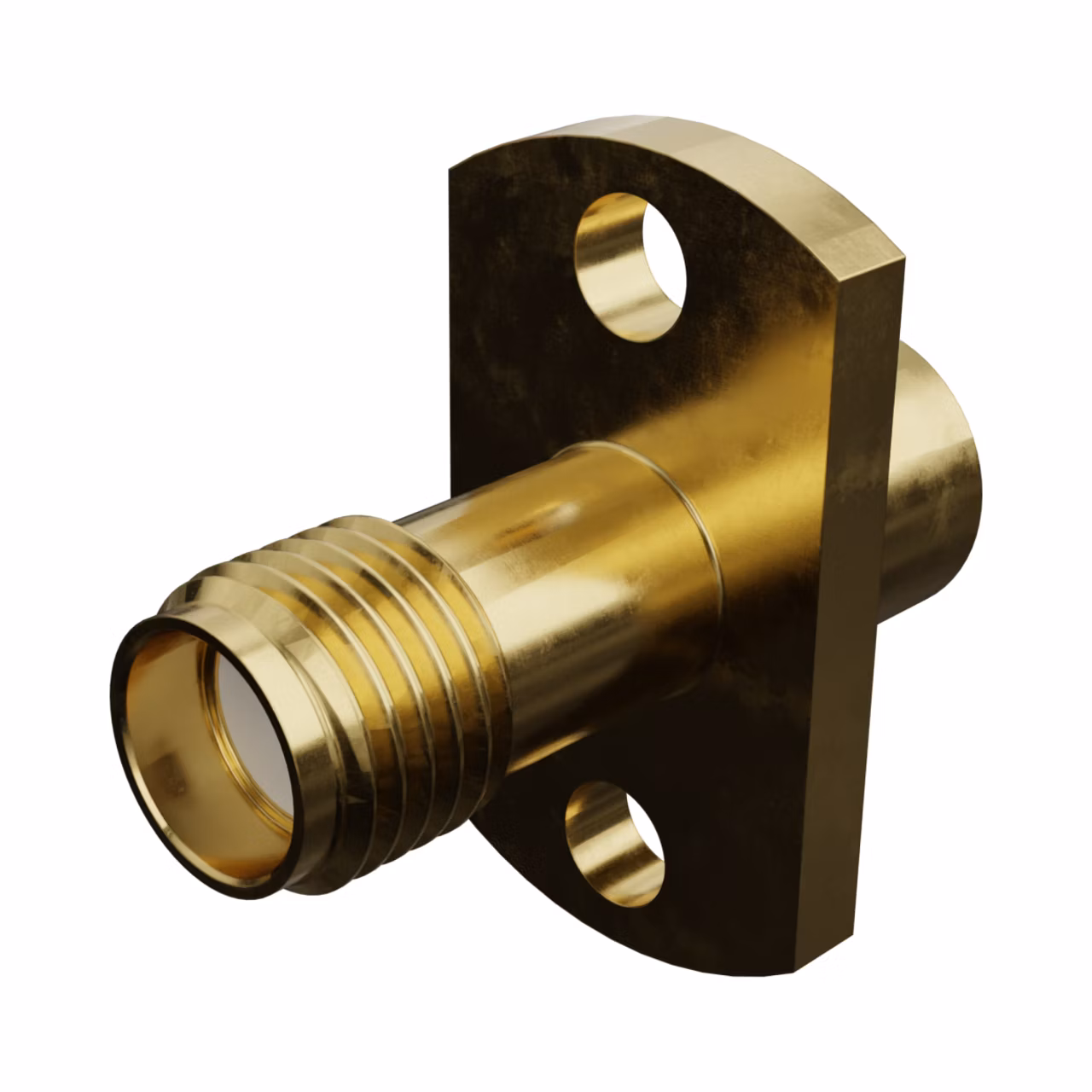 SMA Jack-to-SMP-MAX Plug, Smooth Bore, Between Series Adapter, Straight, 2-Hole Flange, Tray, 50 Ohms for sale