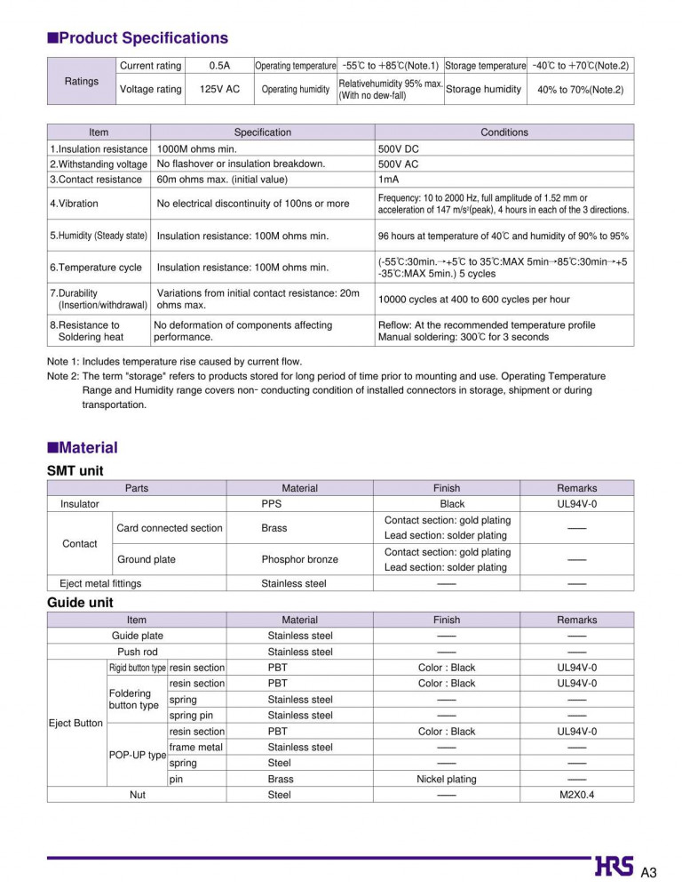 IC11S Series document page 2