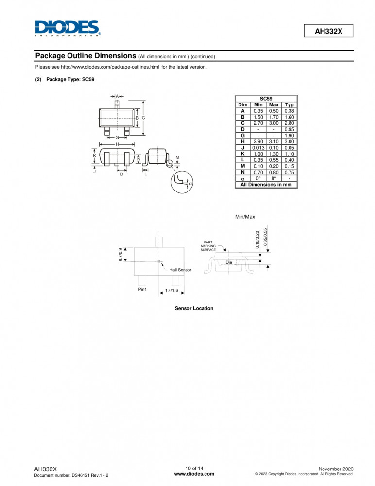AH3322-SA-7 datasheet page 10
