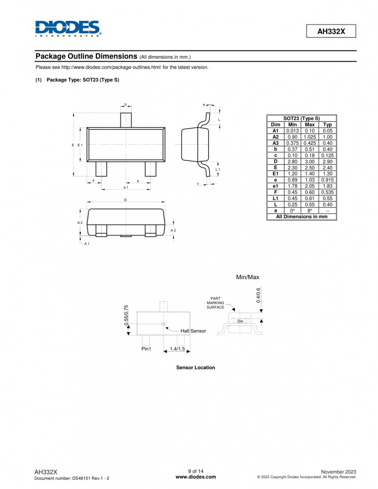 AH3322-SA-7 datasheet page 9