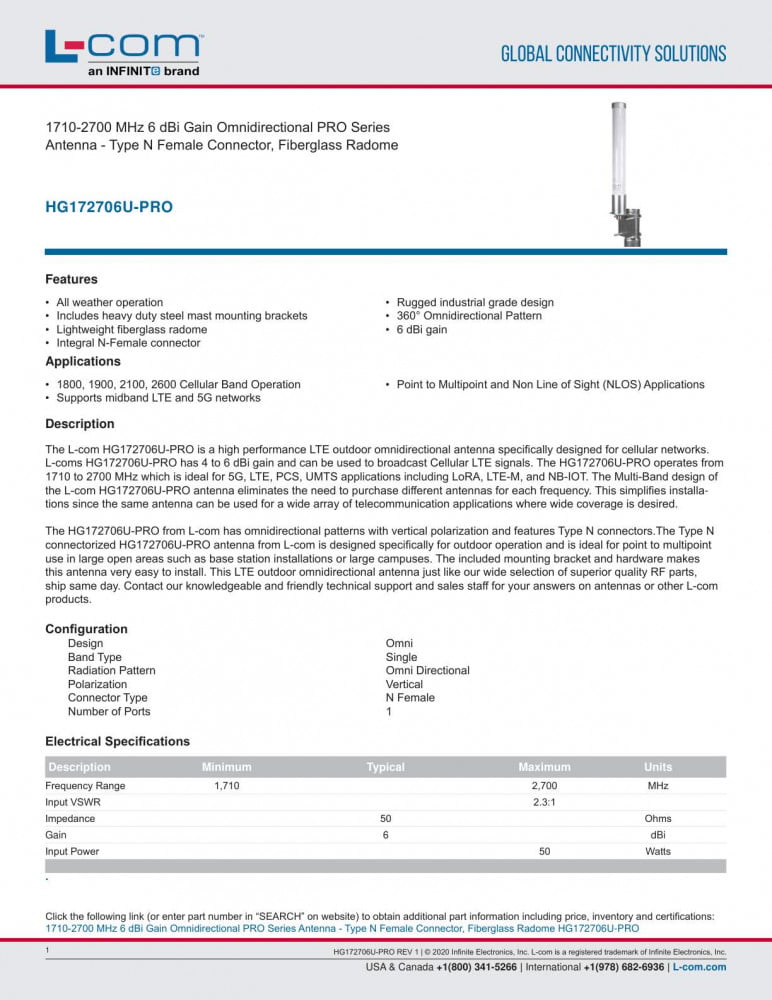 HG172706U-PRO technical document page 1