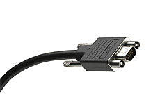 Commercial Micro-D, CMD-to-D-Sub, 9 Circuits, Female - Female, 0.91m Length