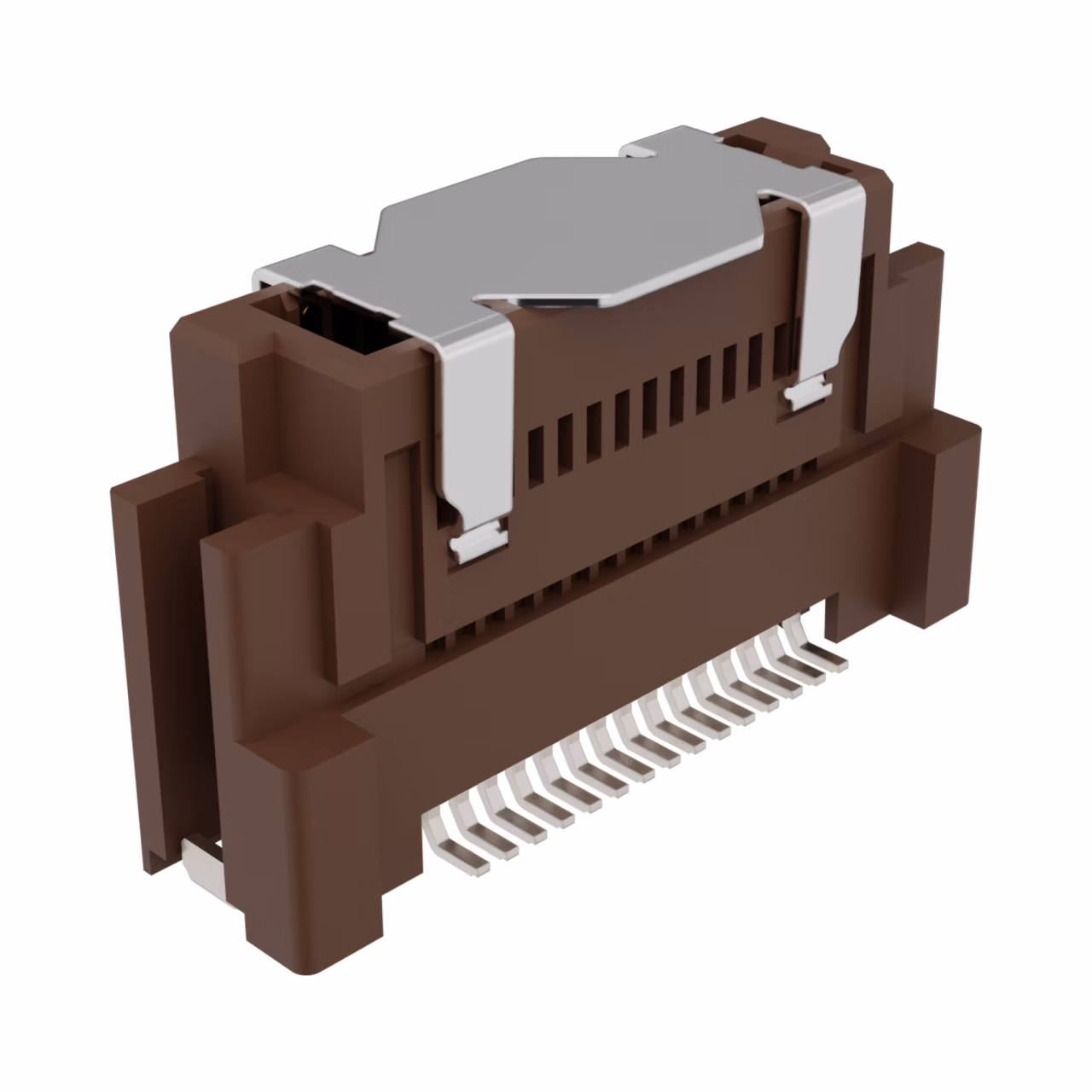 SlimStack Board-to-Board Connector, 0.635mm Pitch, 0.635 Series, Plug, 10.00 or 16.00mm Mated Height, 6.40mm Mated Width, 30 Circuits for sale