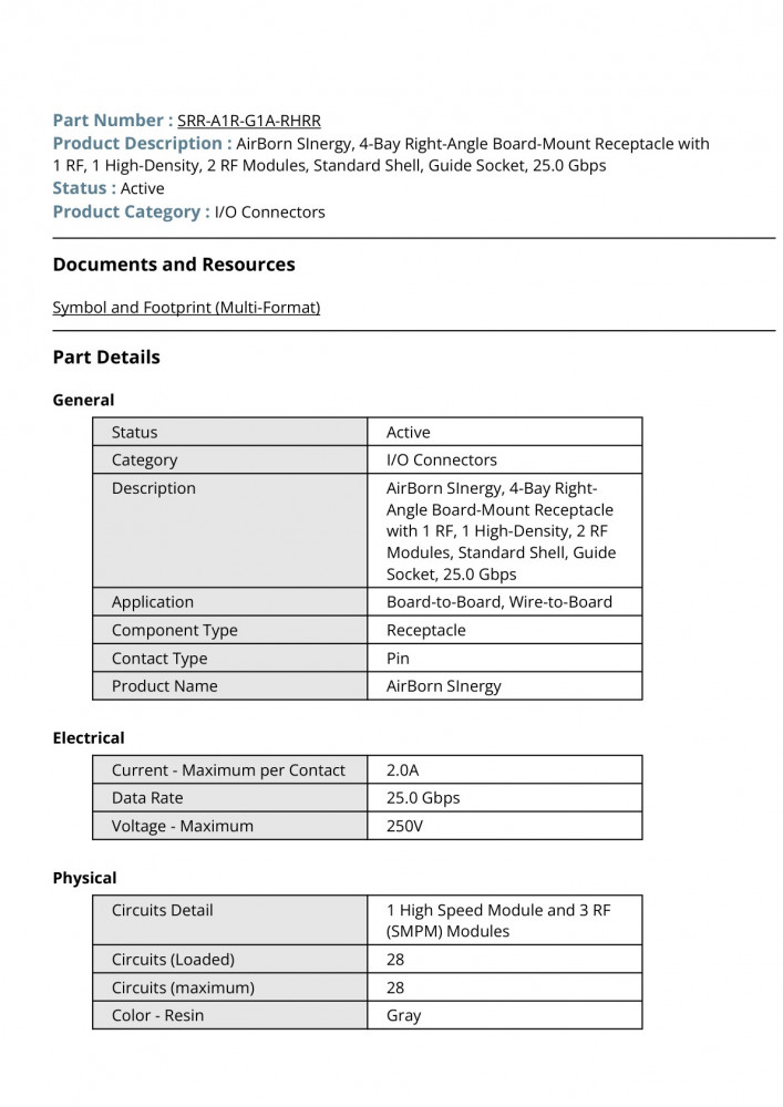 SRR-A1R-G1A-RHRR technical document image 1