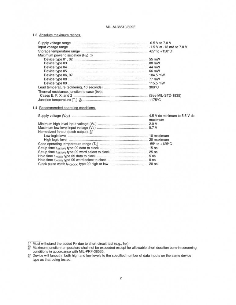54LS298 technical document page 4