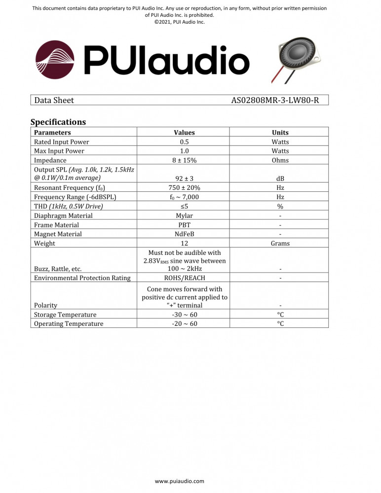 AS02808MR-3-LW80-R datasheet page 1