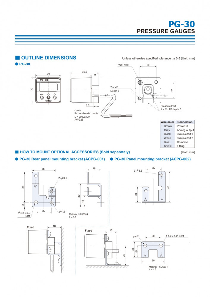 PG-30-103R-P documentation page 5